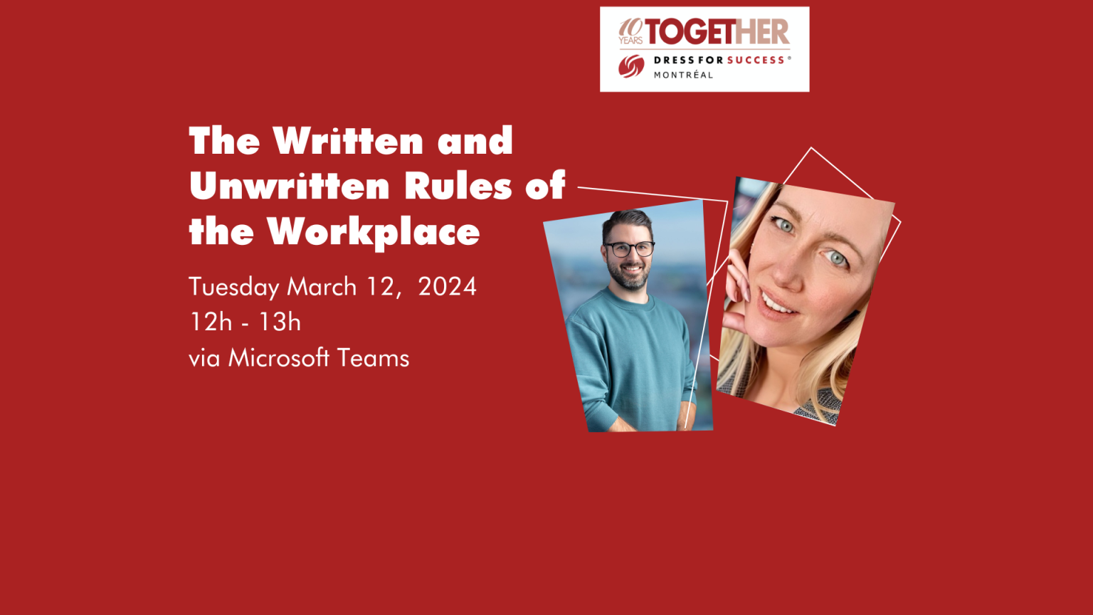 The Written and Unwritten Rules of the Workplace - Dress for Success